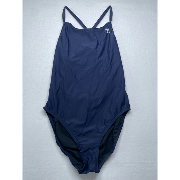 TYR | Swim | Tyr Competitive One Piece Suit Size 4 Navy Blue | Poshmark